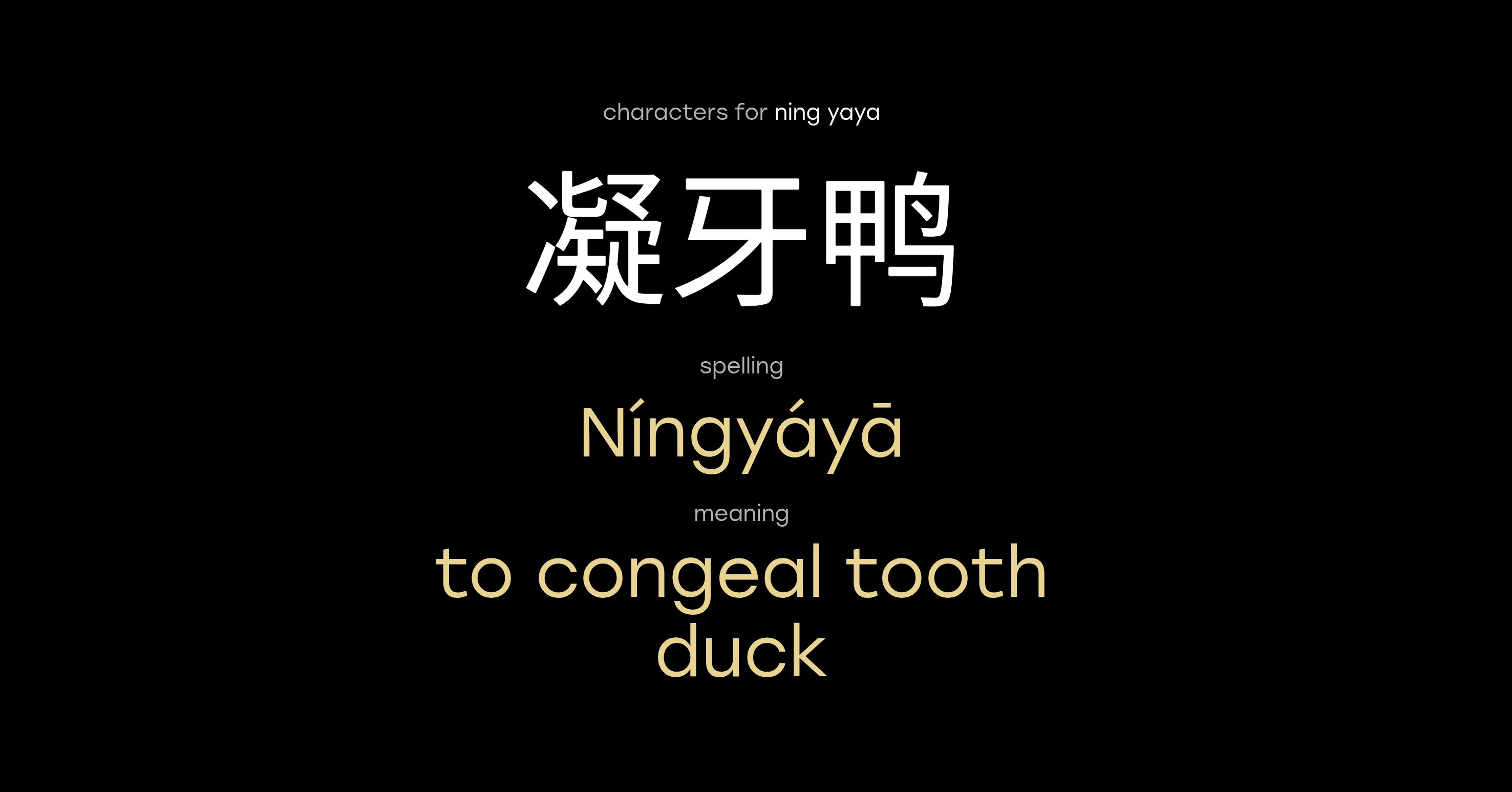 Meaning of name Ningyaya in Chinese | Laoshi