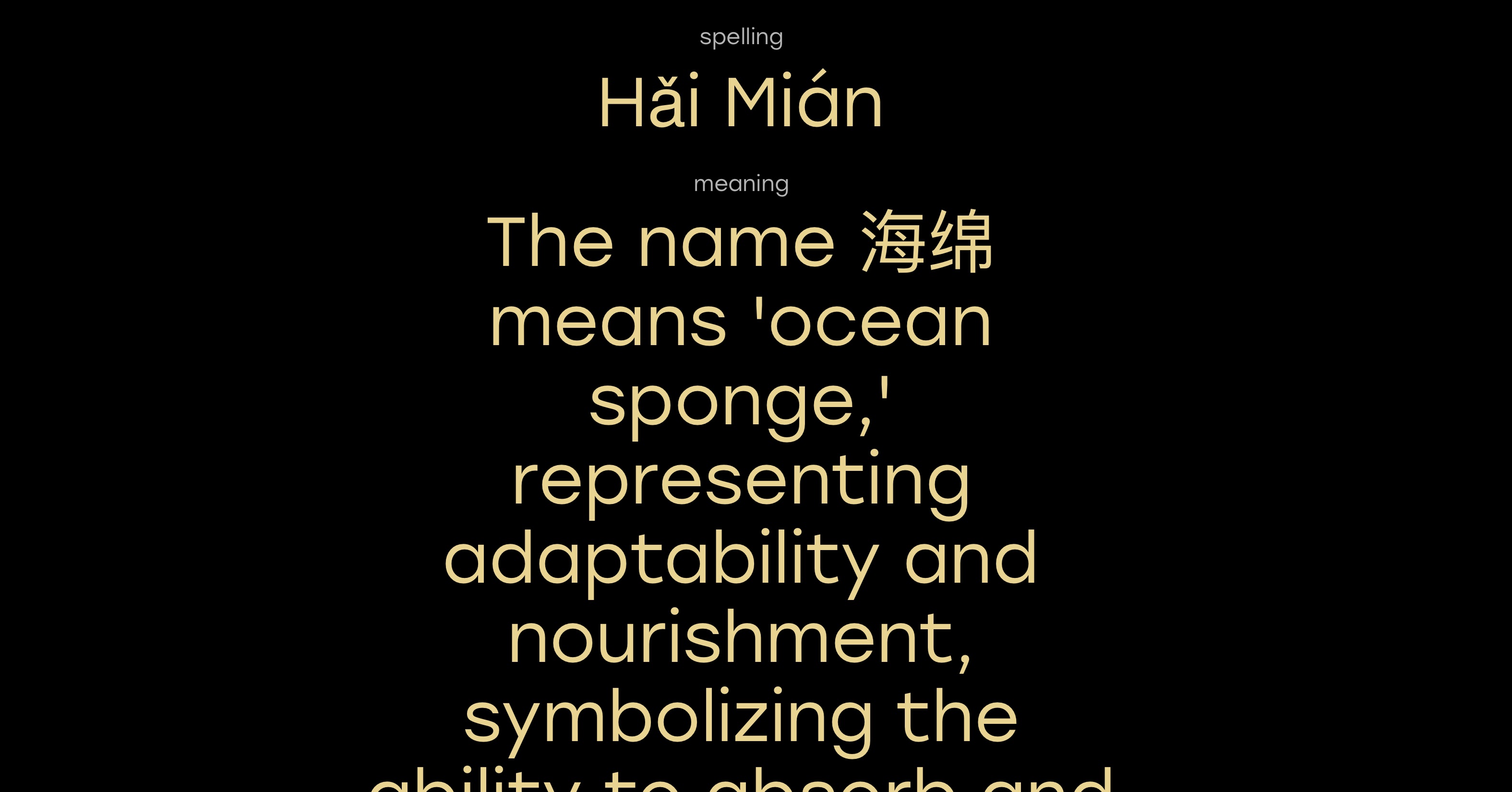 Meaning of name Sponge in Chinese | Laoshi