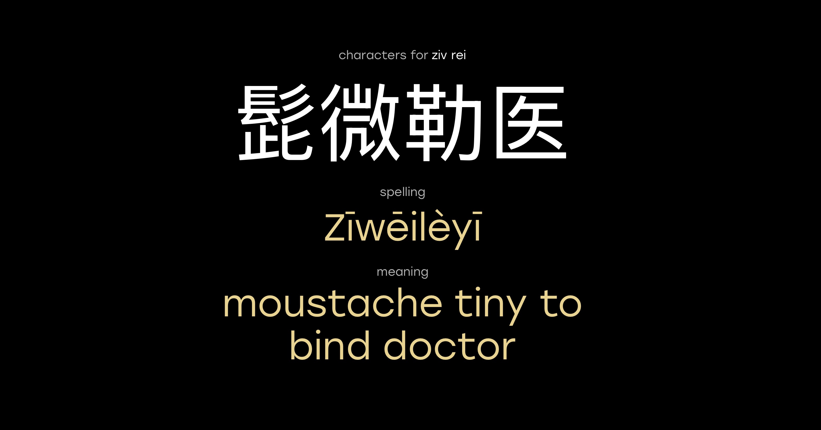 Meaning of name Zivrei in Chinese | Laoshi