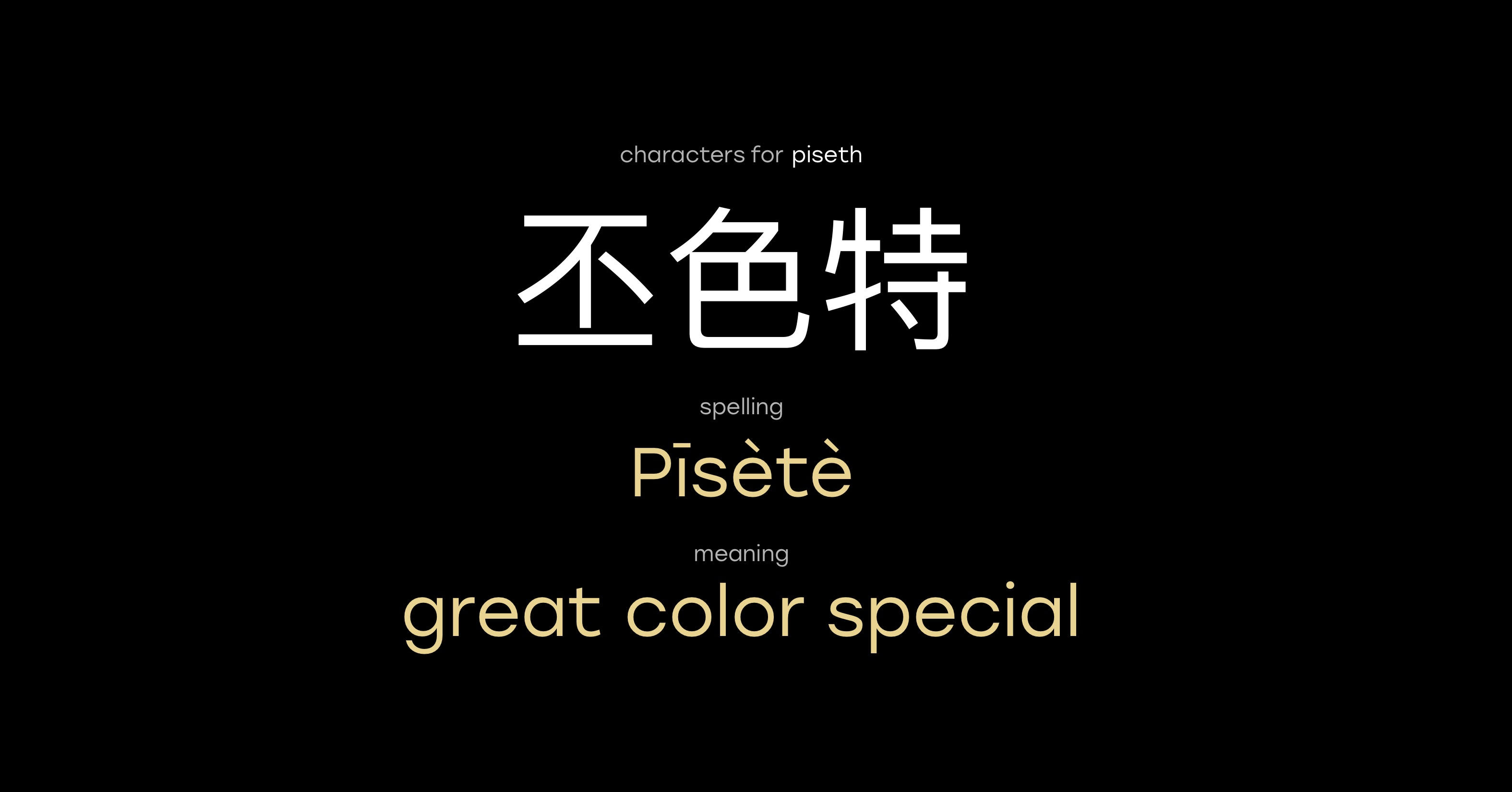 Meaning of name Piseth in Chinese | Laoshi