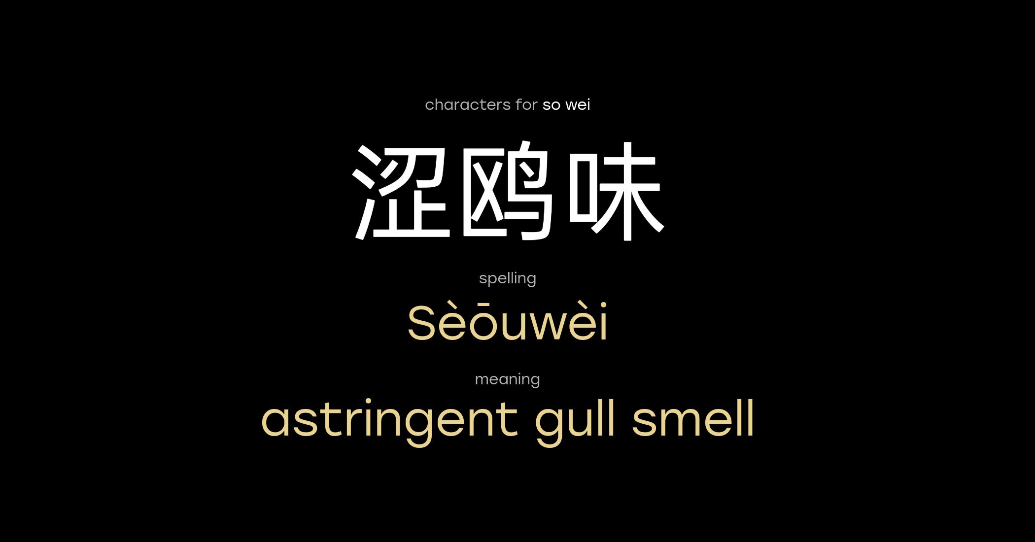 Meaning of name Sowei in Chinese | Laoshi