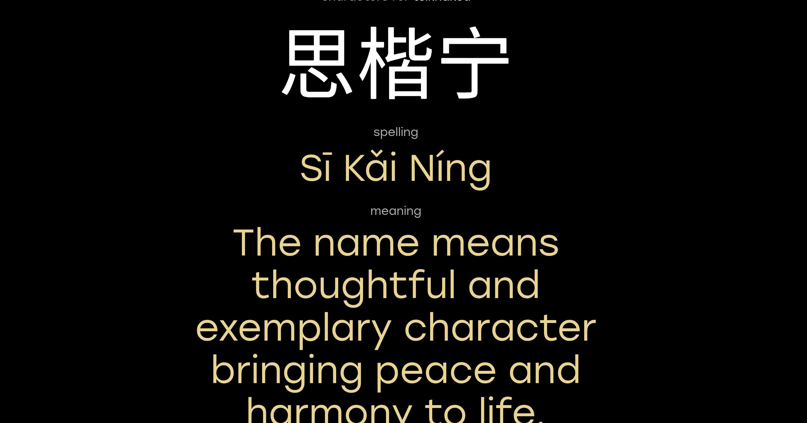 Meaning of name Tsiknakou in Chinese | Laoshi