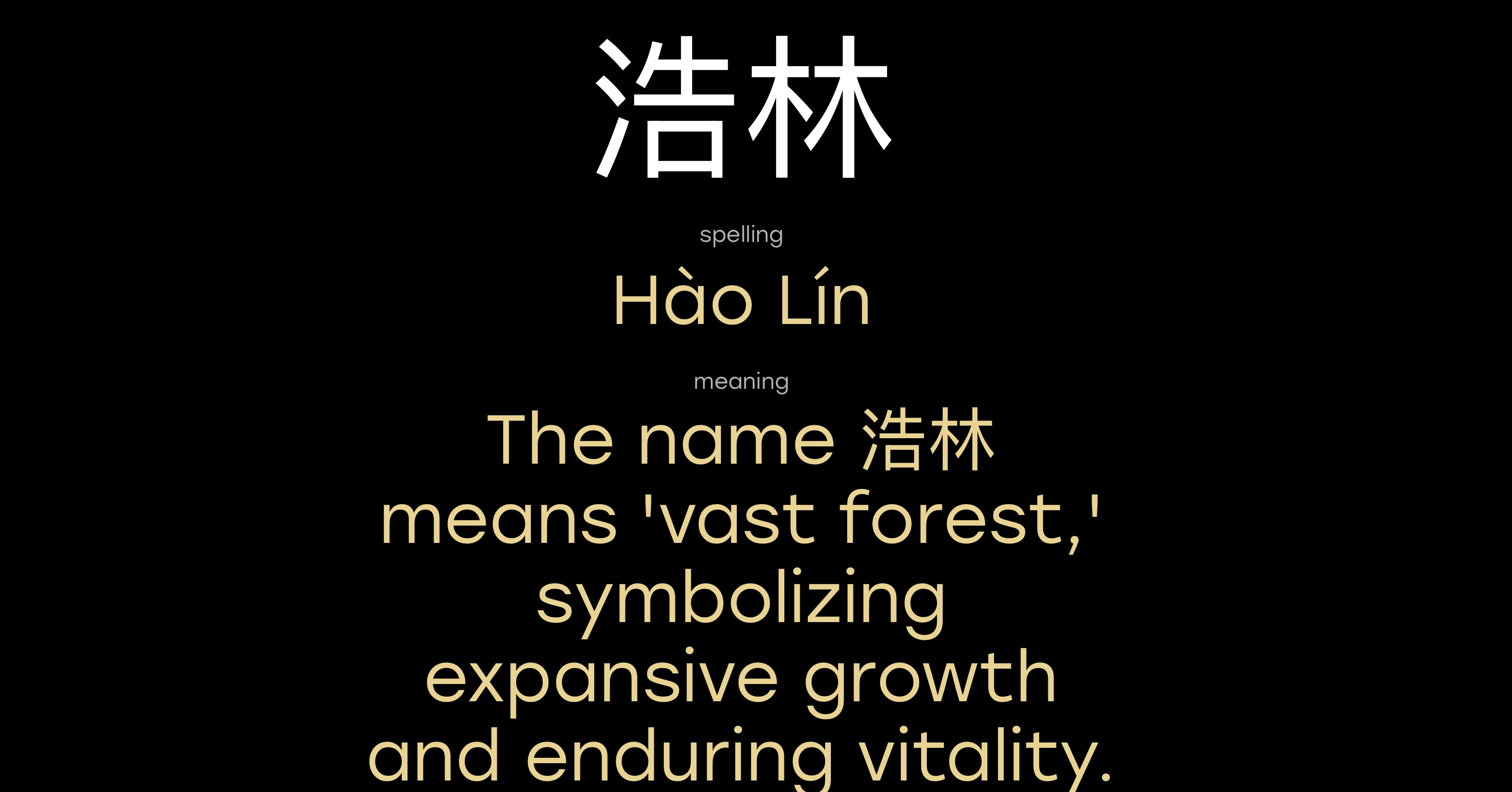 Meaning of name Holum in Chinese | Laoshi