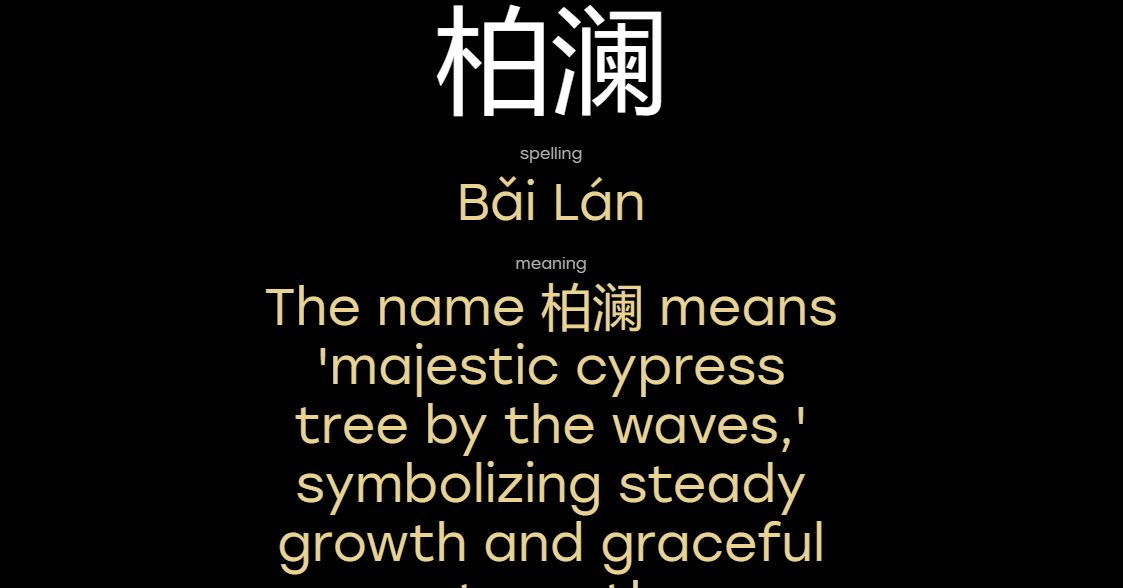 Meaning of name Brylen in Chinese | Laoshi